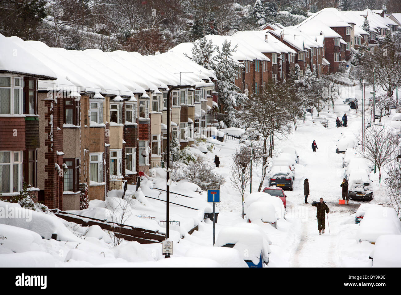 Snowfall heavy hi-res stock photography and images - Alamy