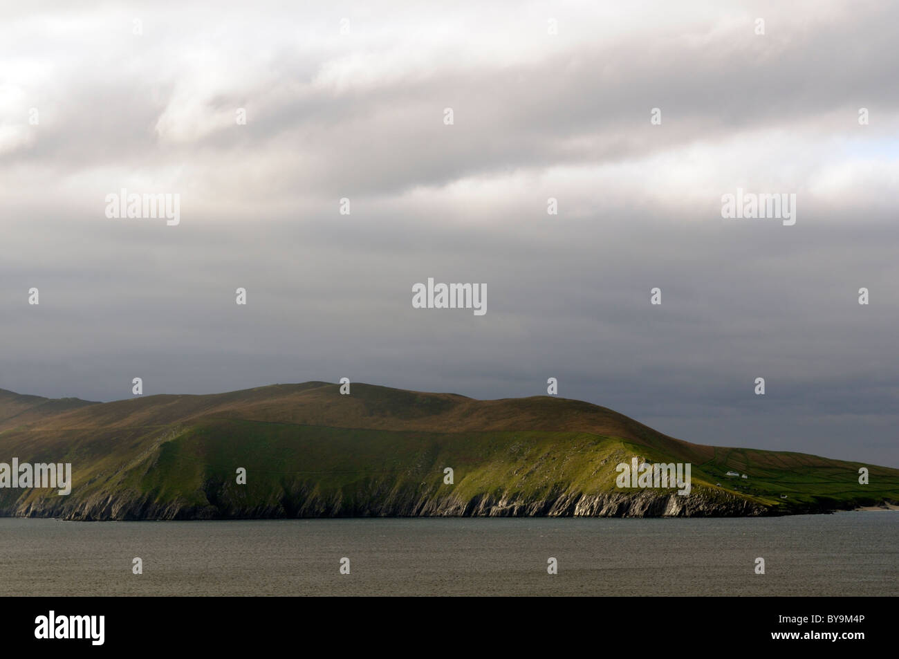 Great Blasket island An Blascaod Mór transient ephemeral light along ...