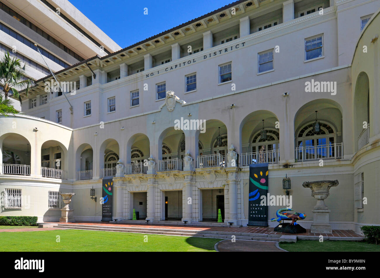 State Art Museum Honolulu Hawaii Oahu Pacific Ocean Stock Photo - Alamy