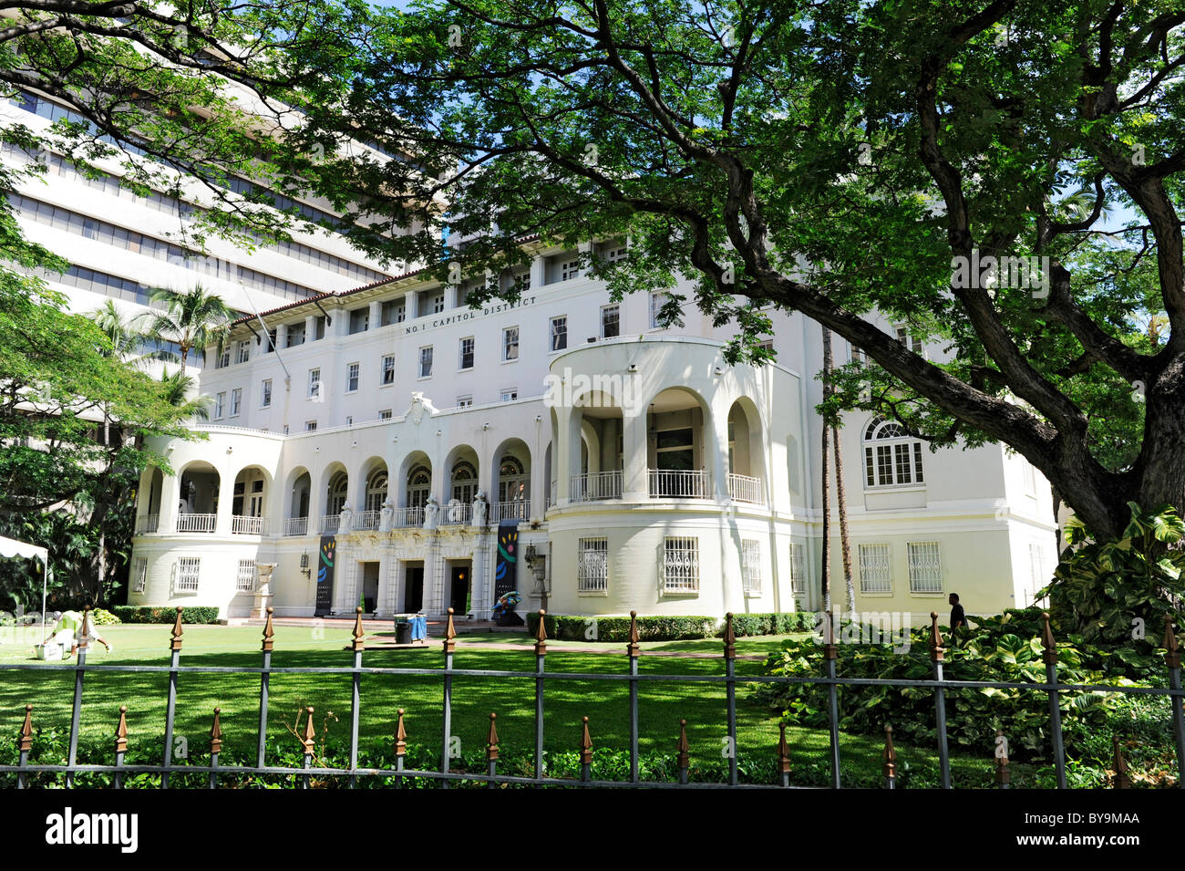 State Art Museum Honolulu Hawaii Oahu Pacific Ocean Stock Photo - Alamy