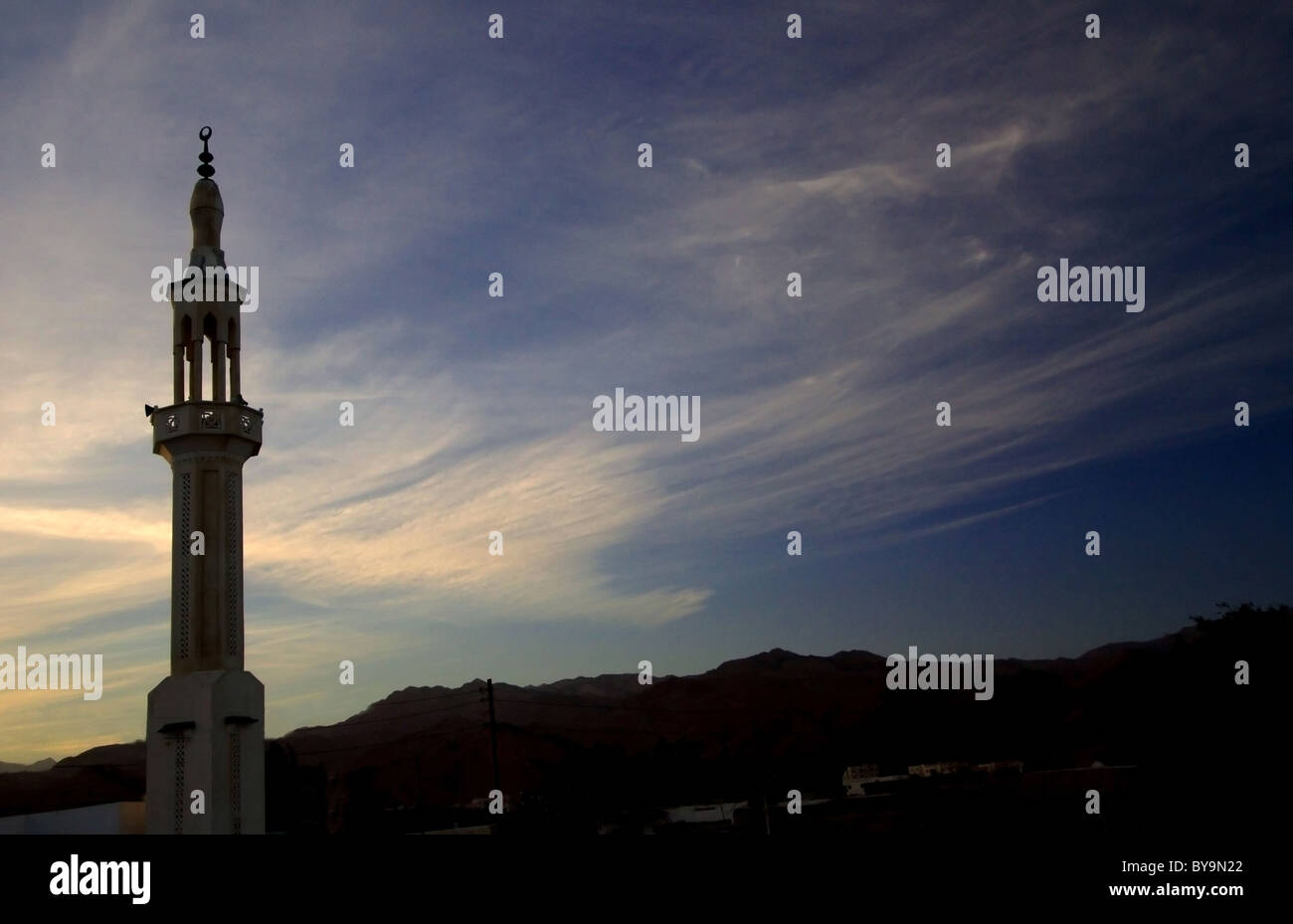 Minaret, Dahab, Red Sea, Egypt, Africa Stock Photo - Alamy