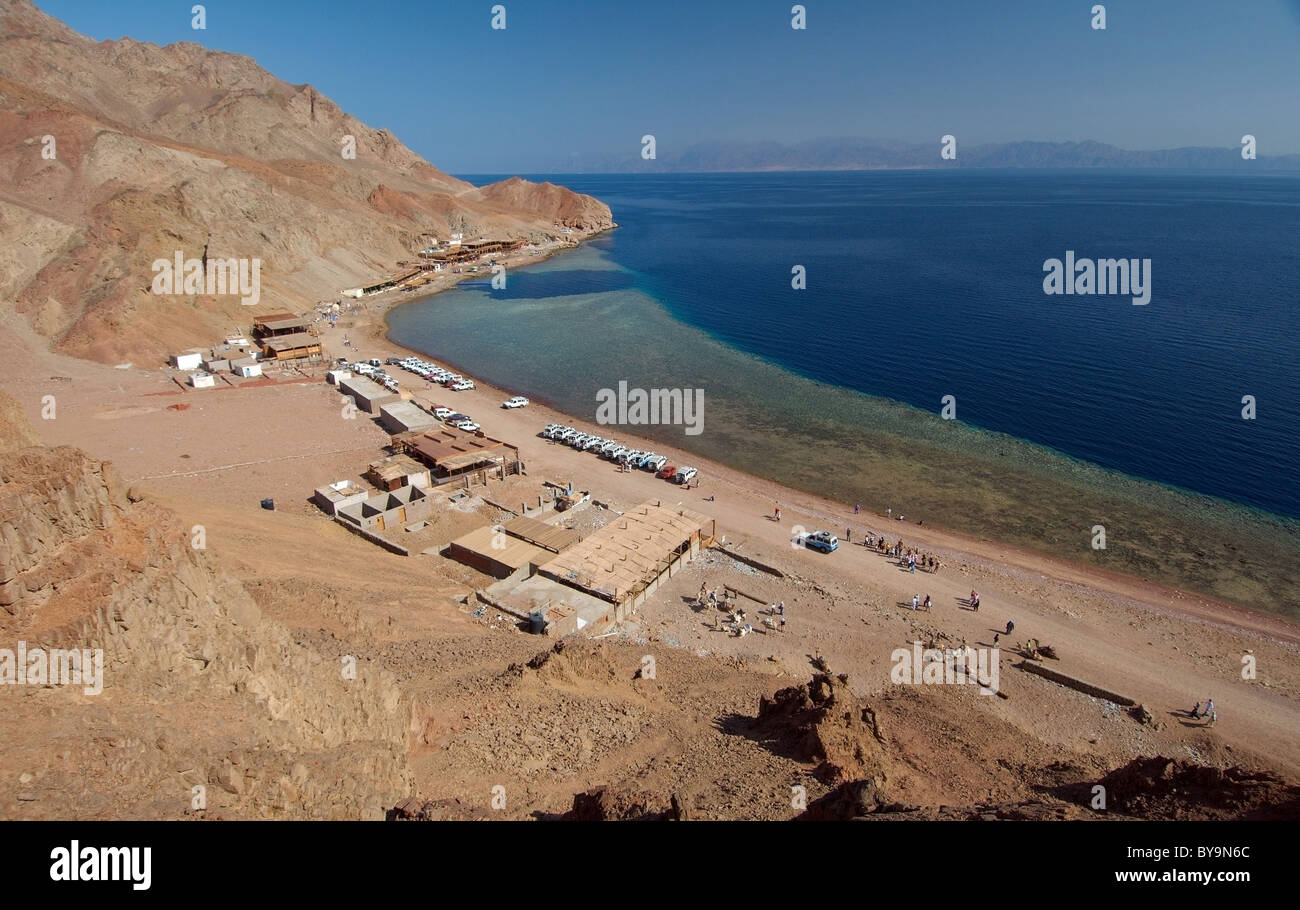 Blue Hole diving location, Dahab, Red Sea, Egypt, Africa Stock Photo ...