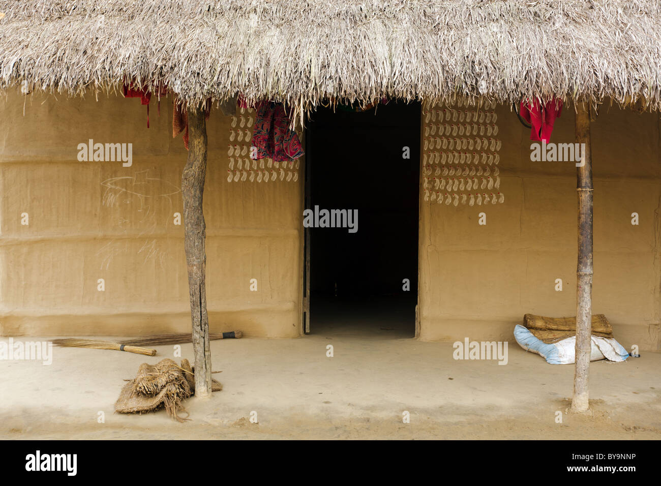 traditional nepalese hut at Chitwan, Nepal Stock Photo - Alamy