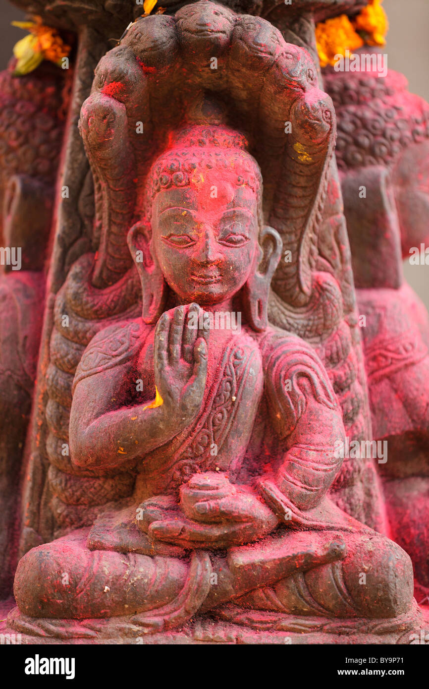 traditional buddha sculpture in Bhaktapur, nepal Stock Photo - Alamy