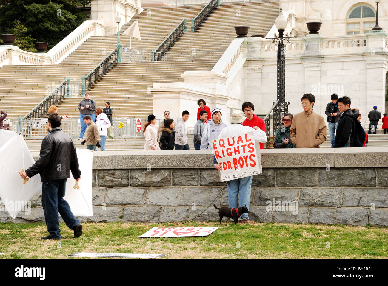 Demonstration in Washington, DC in front of Capitol Building protesting ...