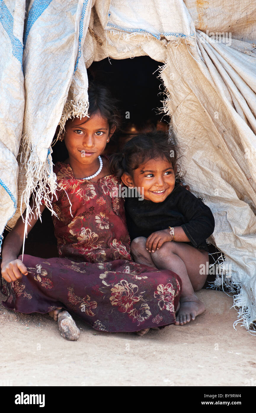 Indian Happy Poor Family