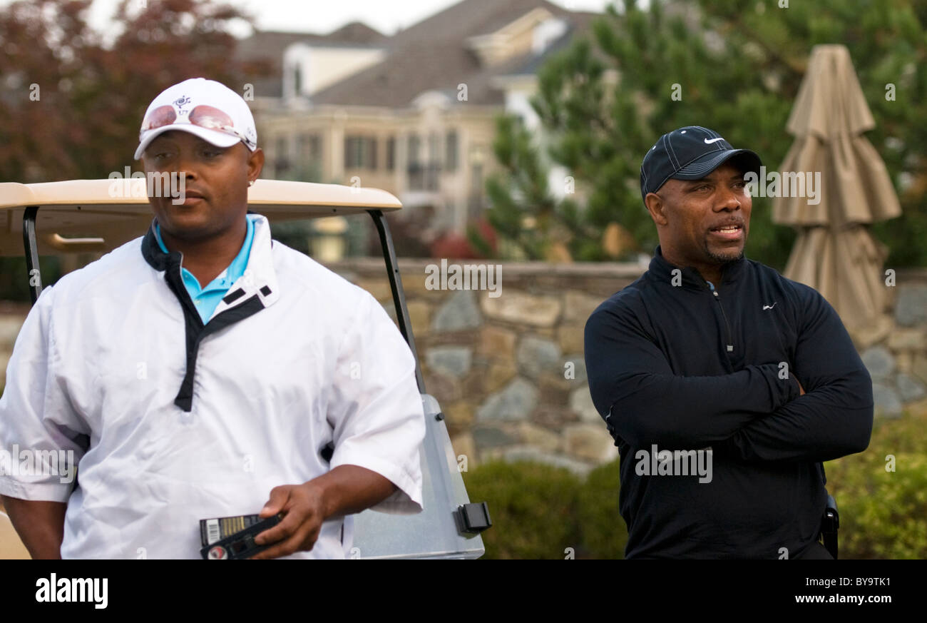 Brian Mitchell and Ricky Ervins, former running backs of the Washington ...