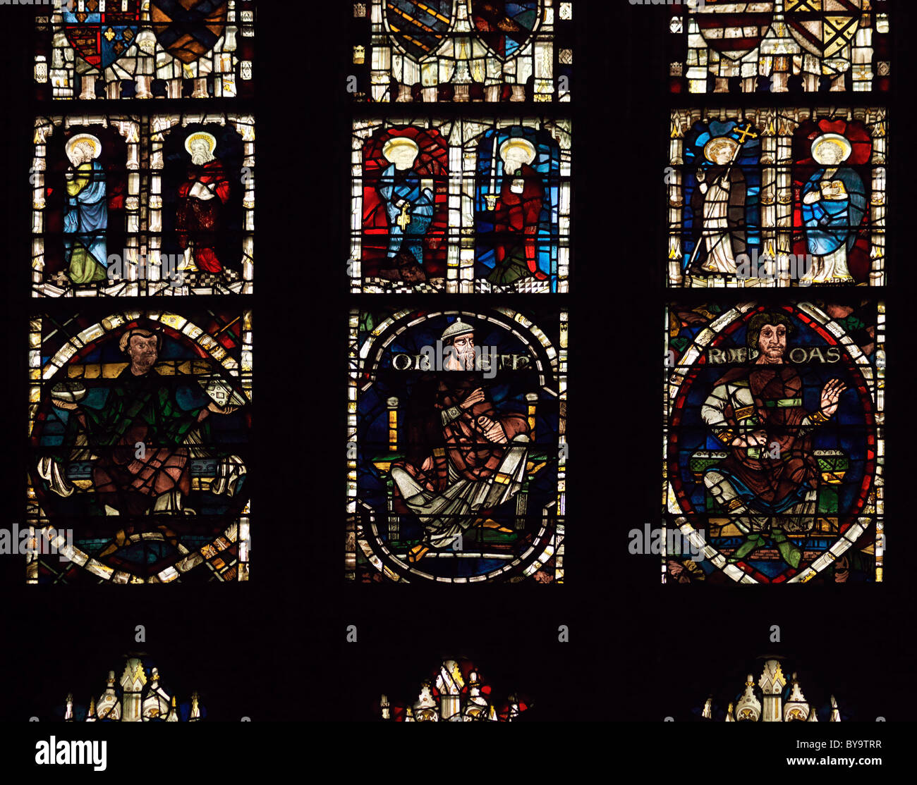 Canterbury Kent England Canterbury Cathedral The West Window Of The ...