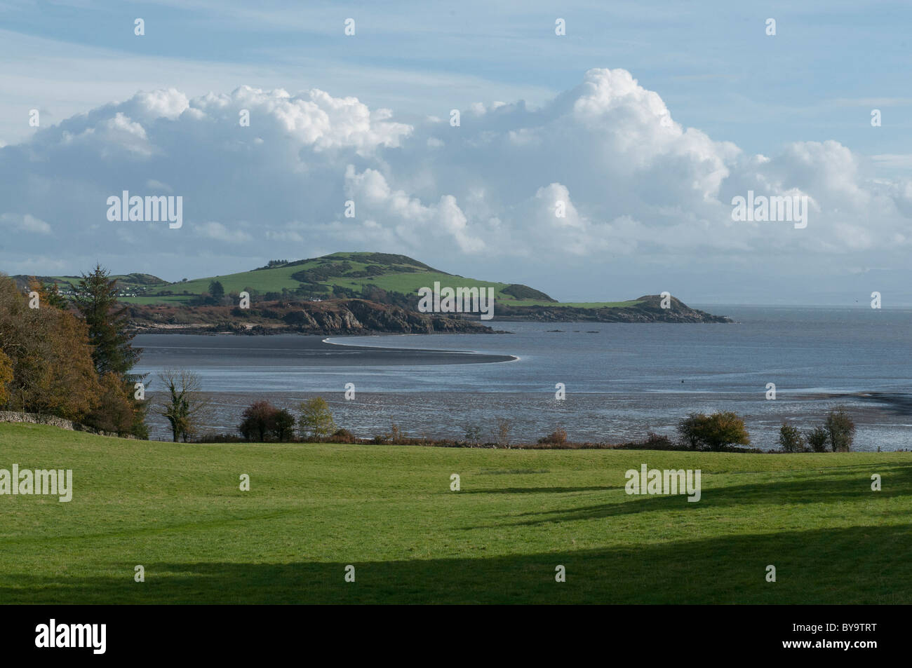 Rough Firth and Castle Point, Colvend, Galloway Stock Photo - Alamy