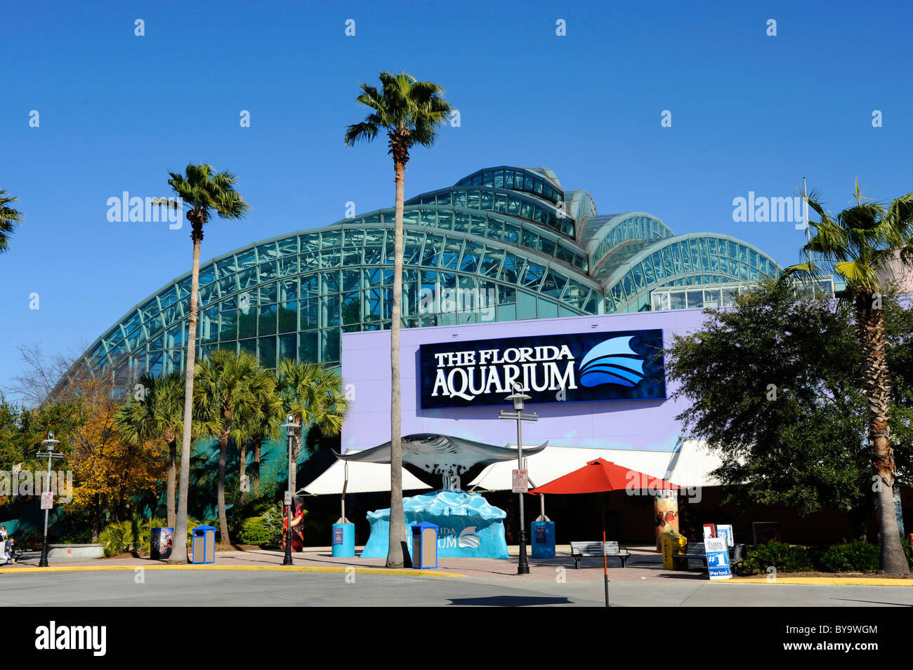 The Florida Aquarium downtown Tampa Florida Stock Photo - Alamy