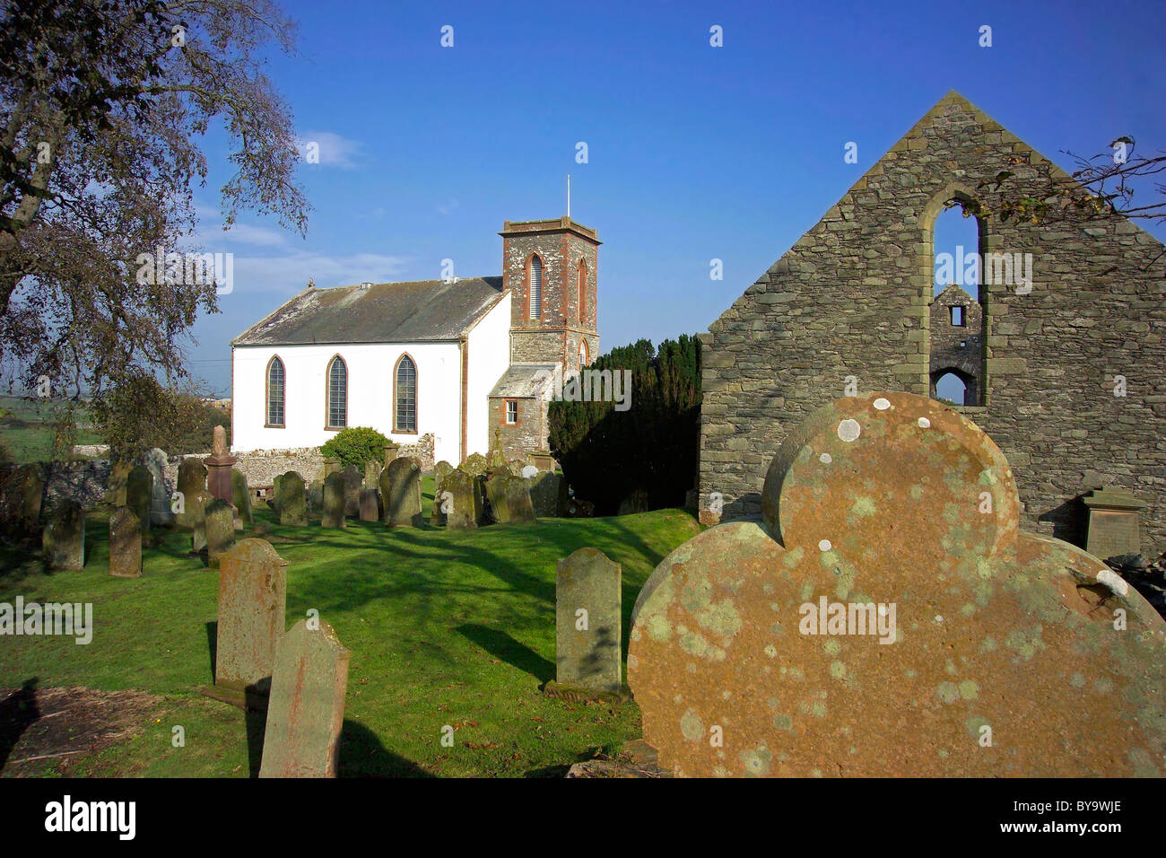 Whithorn Priory and ruin, Whithorn, Machars of Galloway Stock Photo - Alamy