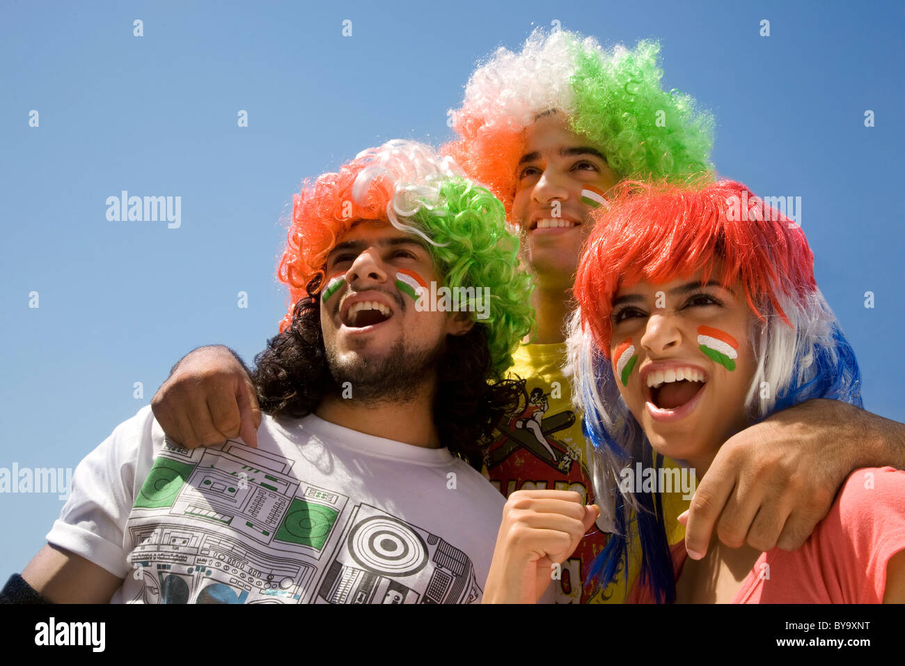 Human hands cheering up hi-res stock photography and images - Alamy