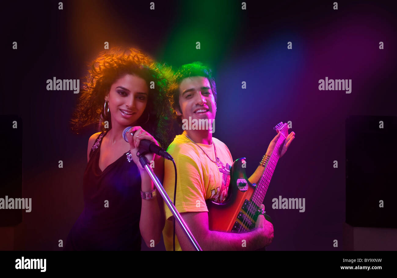 Indian man plays musical instrument hi-res stock photography and images ...