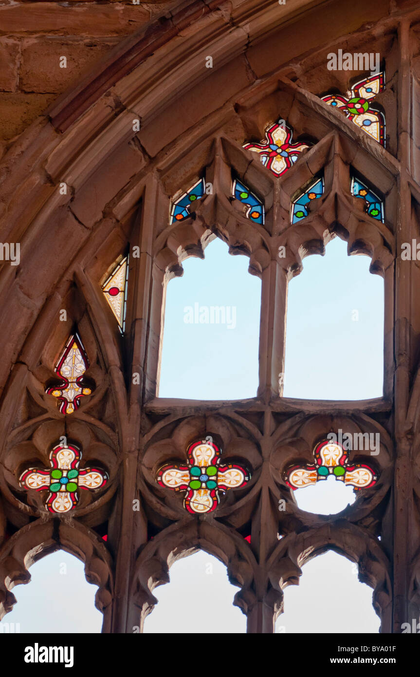 Window old coventry cathedral hi-res stock photography and images - Alamy