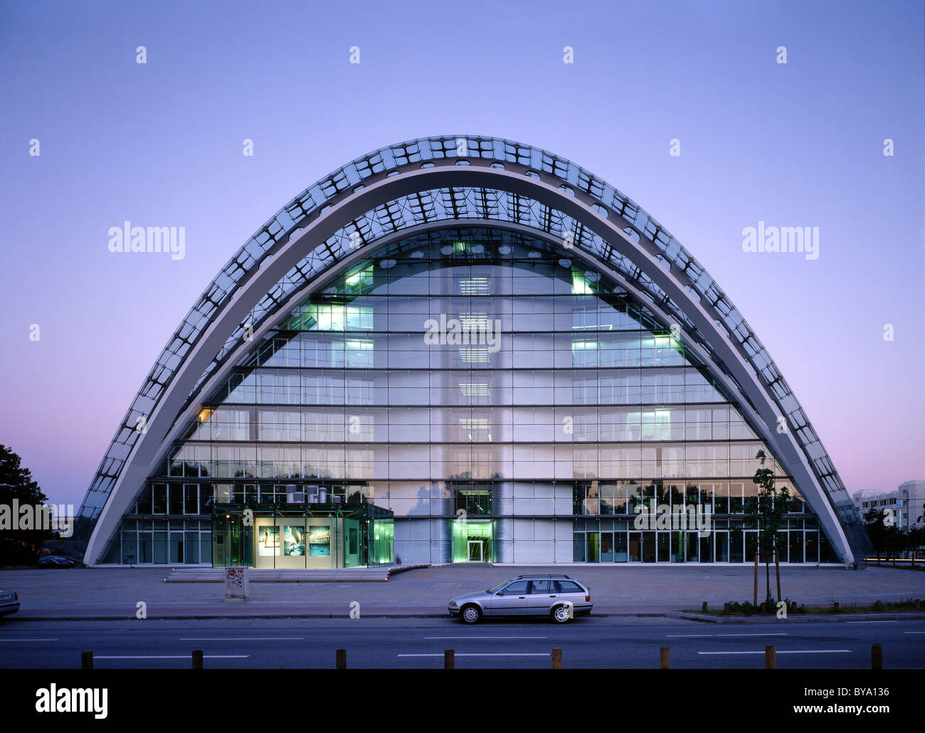 Commercial building "Berliner Bogen", Hamburg, Germany, Europe Stock ...