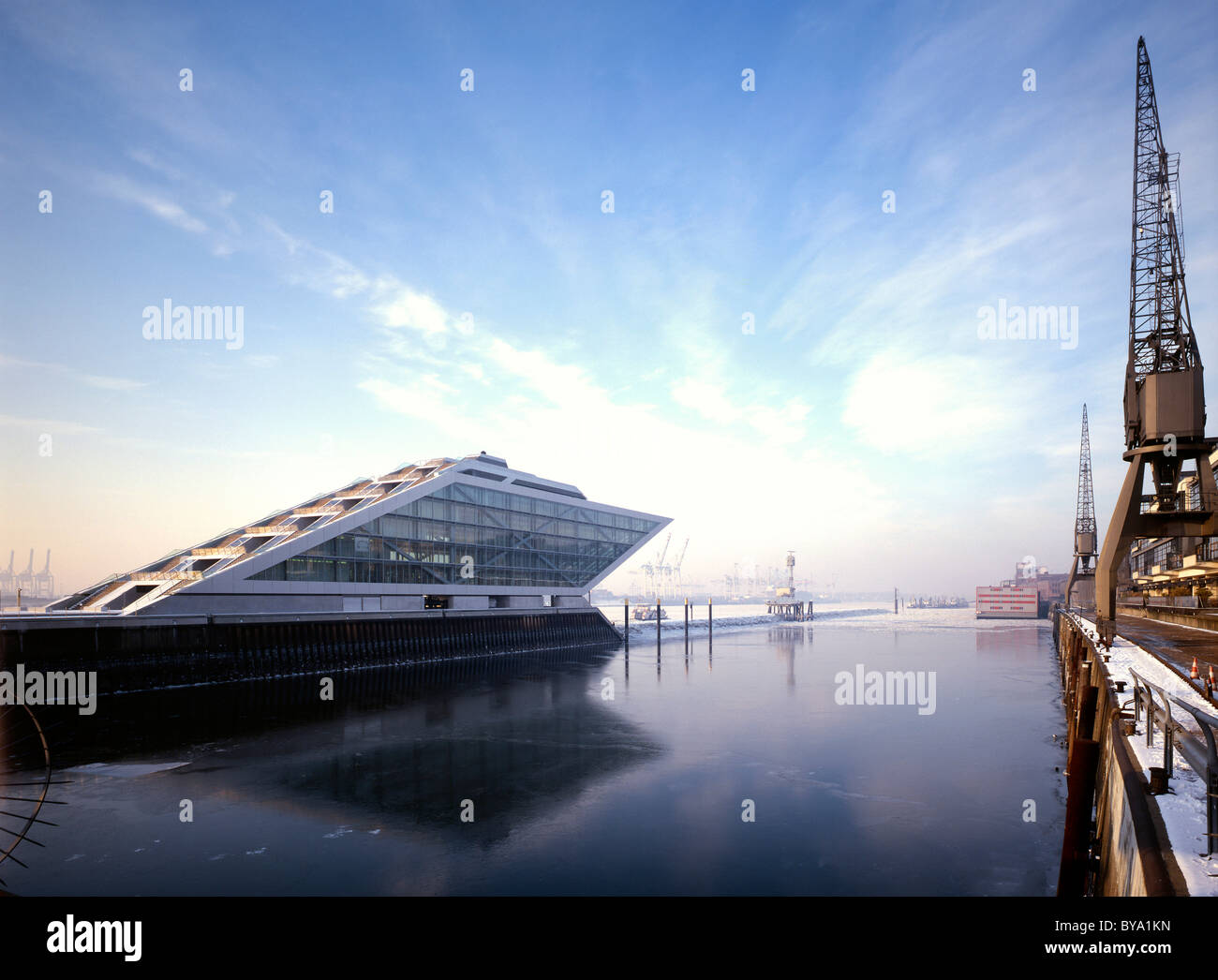 Hamburg germany dockland office buildings hi-res stock photography and ...