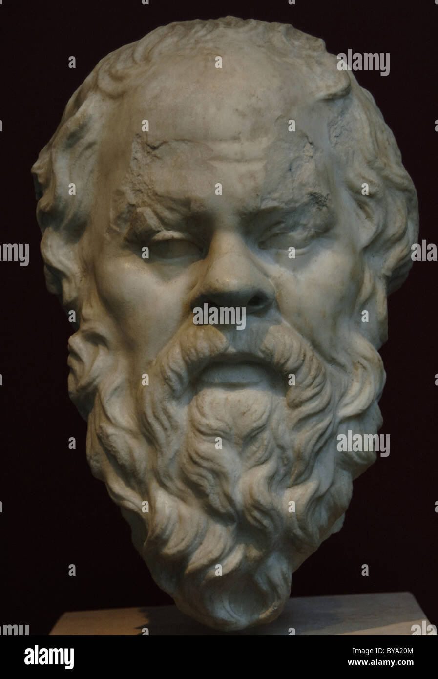 Portrait socrates ancient greek philosopher hi-res stock photography ...