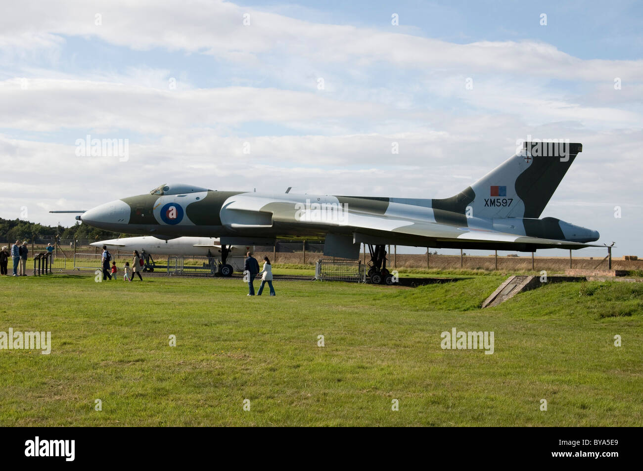 Avro Vulcan B2 delta wing nuclear bomber at the Museum of Flight, East ...