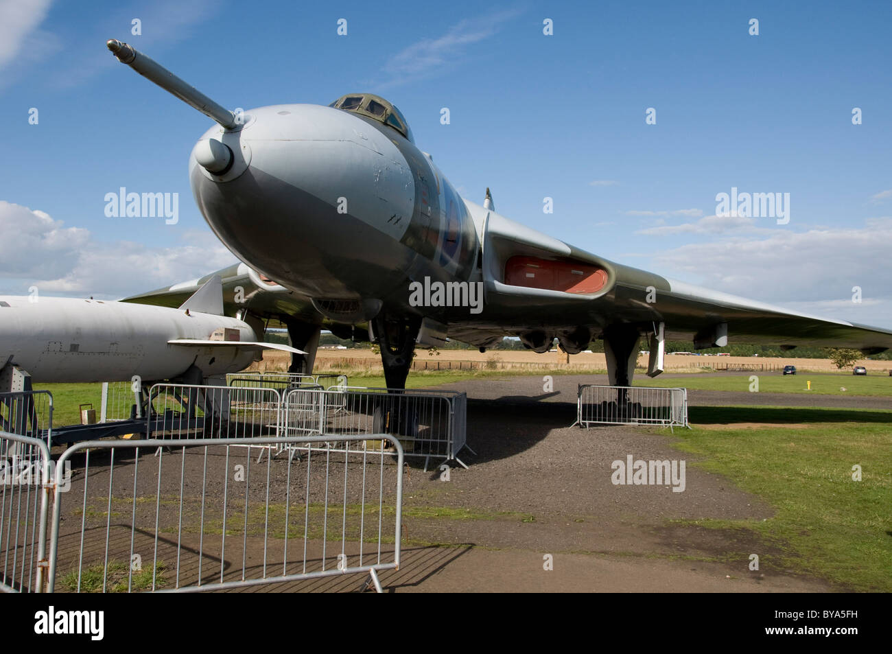 Avro Vulcan B2 delta wing nuclear bomber at the Museum of Flight, East ...