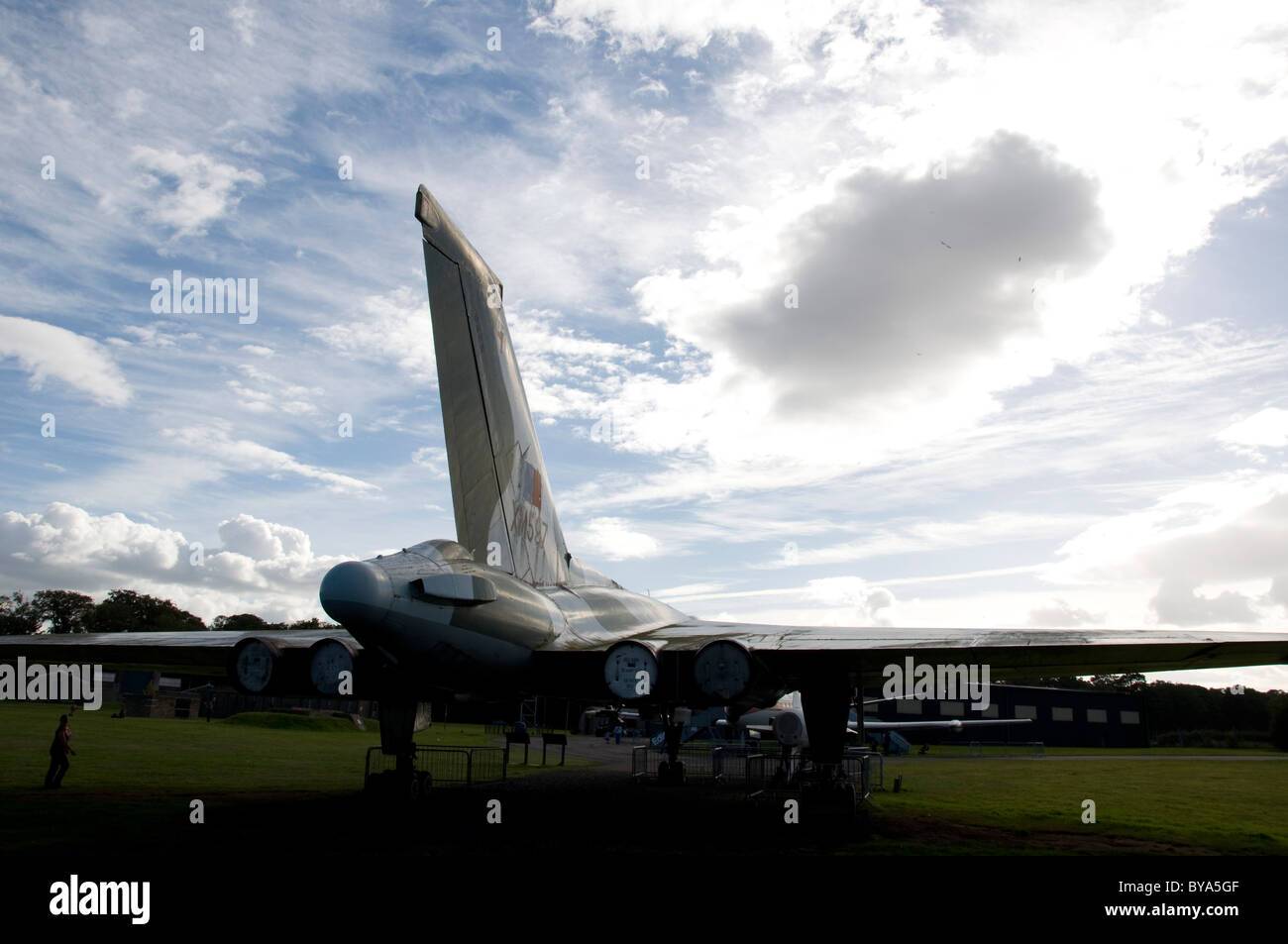 Avro Vulcan B2 delta wing nuclear bomber at the Museum of Flight, East ...