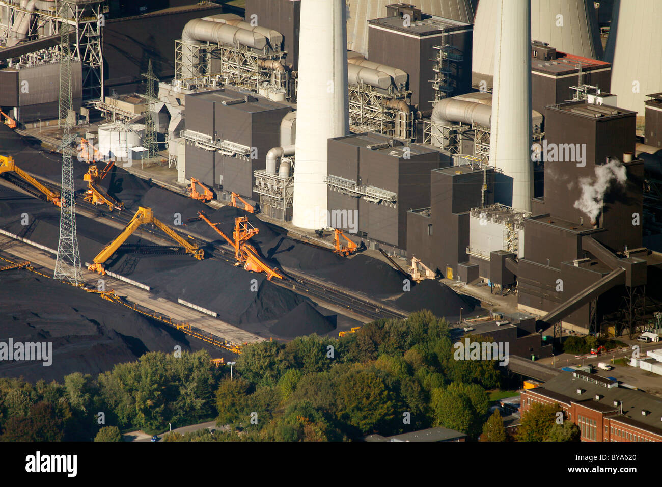 Aerial photo of the scholven power plant hi-res stock photography and ...