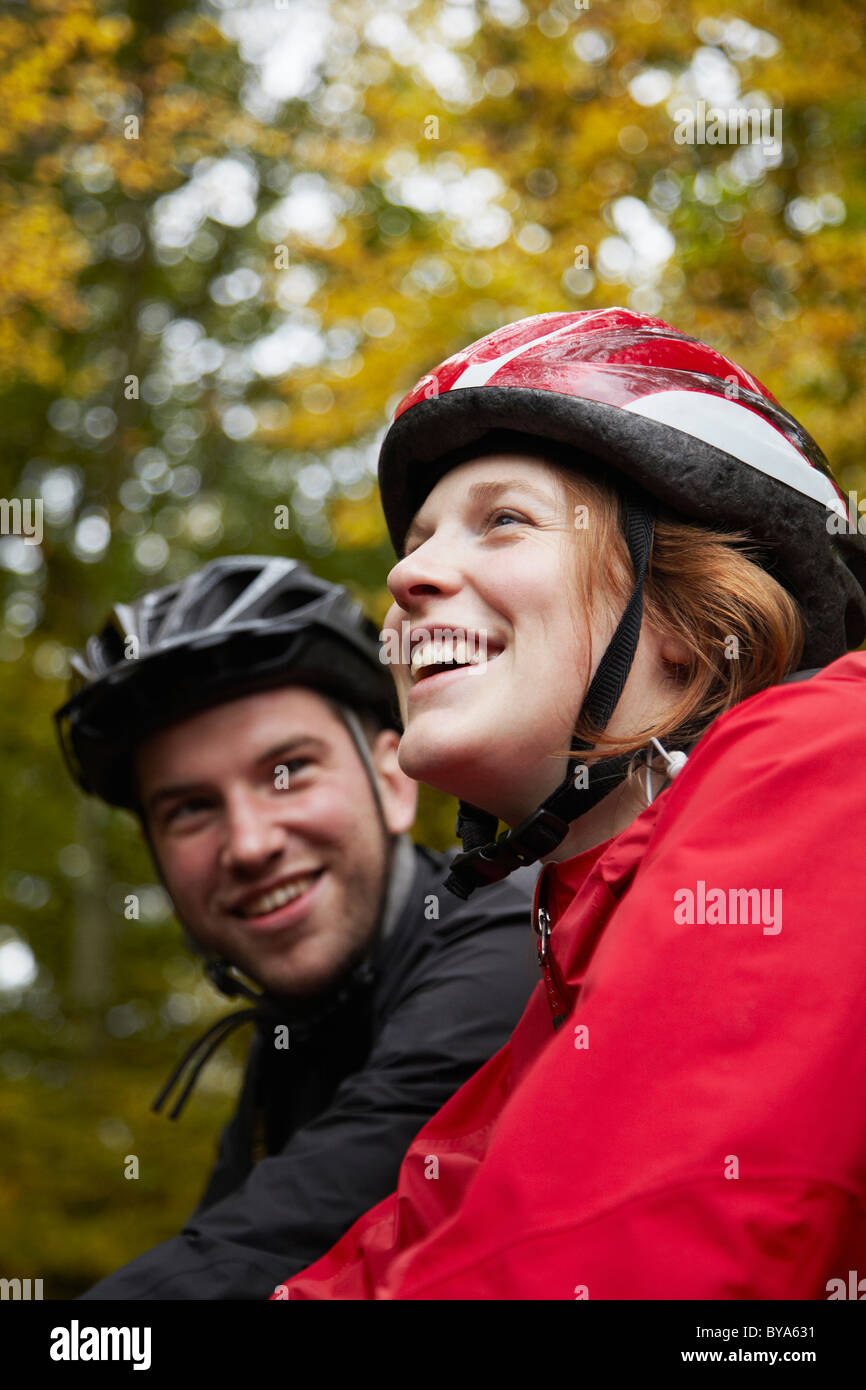 Husband wife bicycling hi-res stock photography and images - Alamy