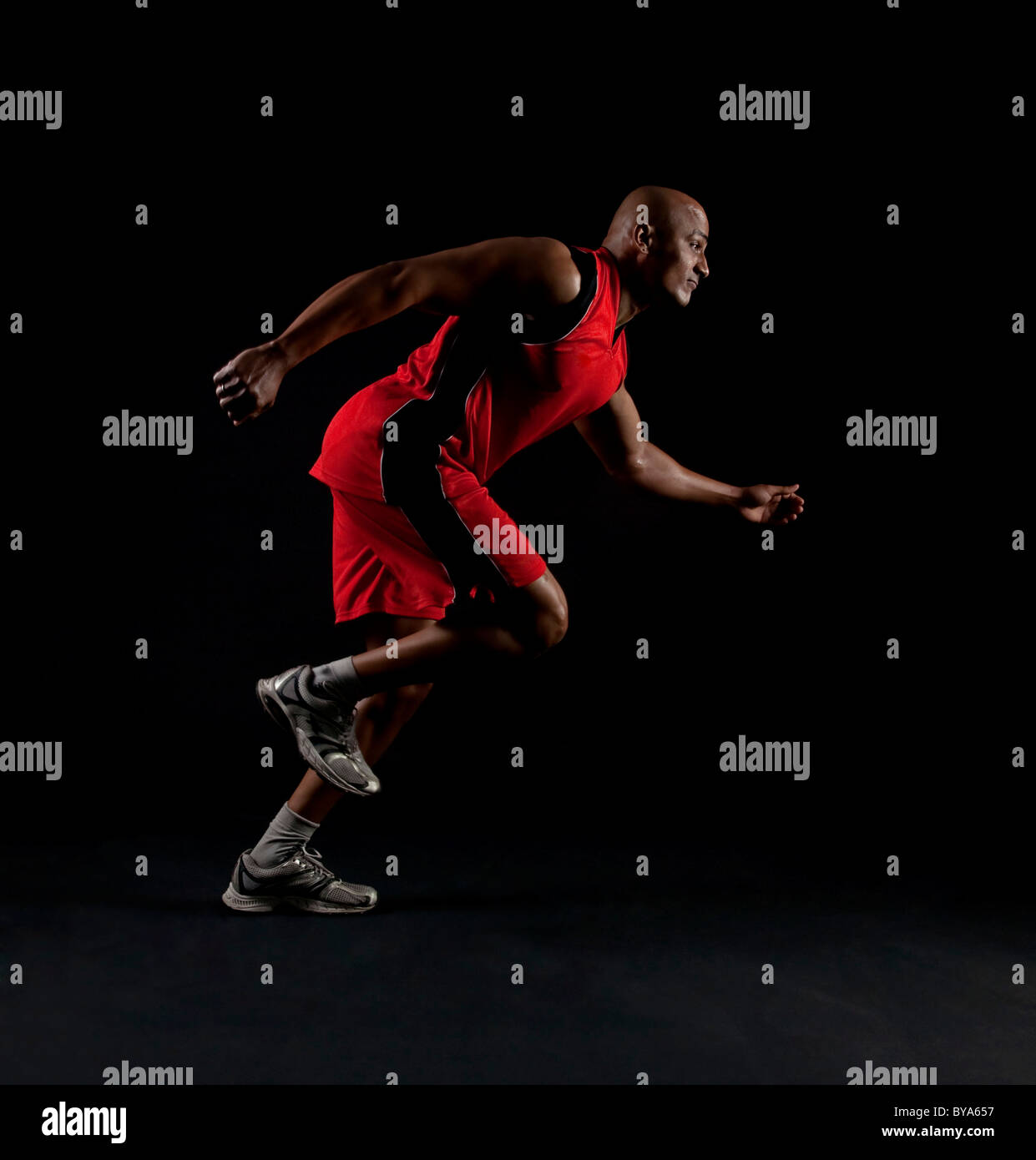 Indian male athlete hi-res stock photography and images - Alamy