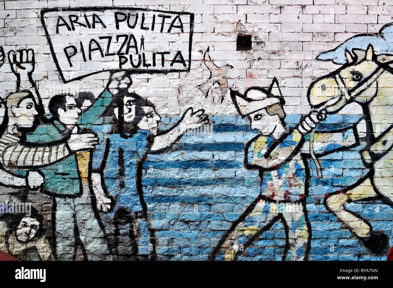 Mural writing hi-res stock photography and images - Alamy