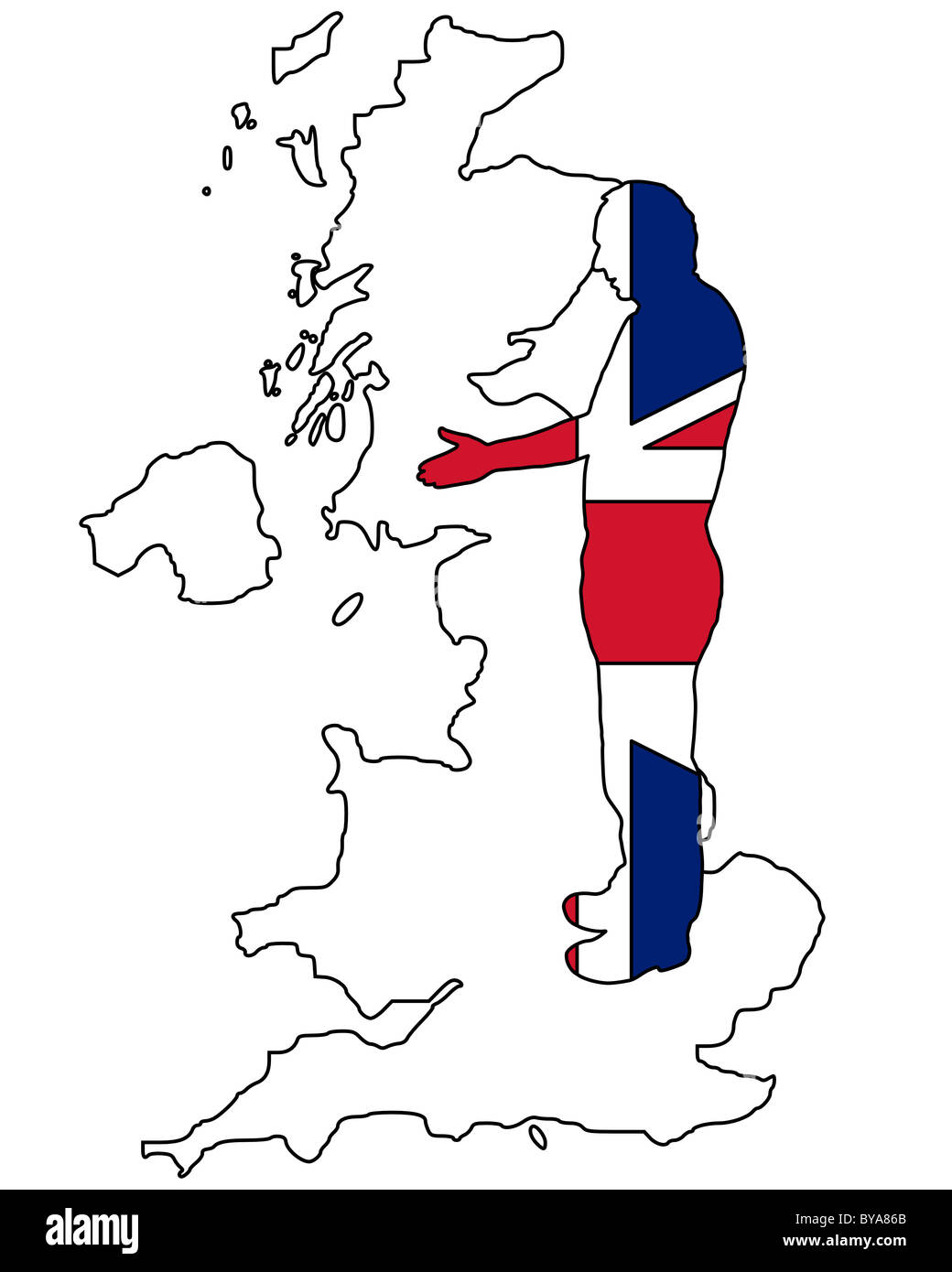 British sign language hand Cut Out Stock Images & Pictures - Alamy