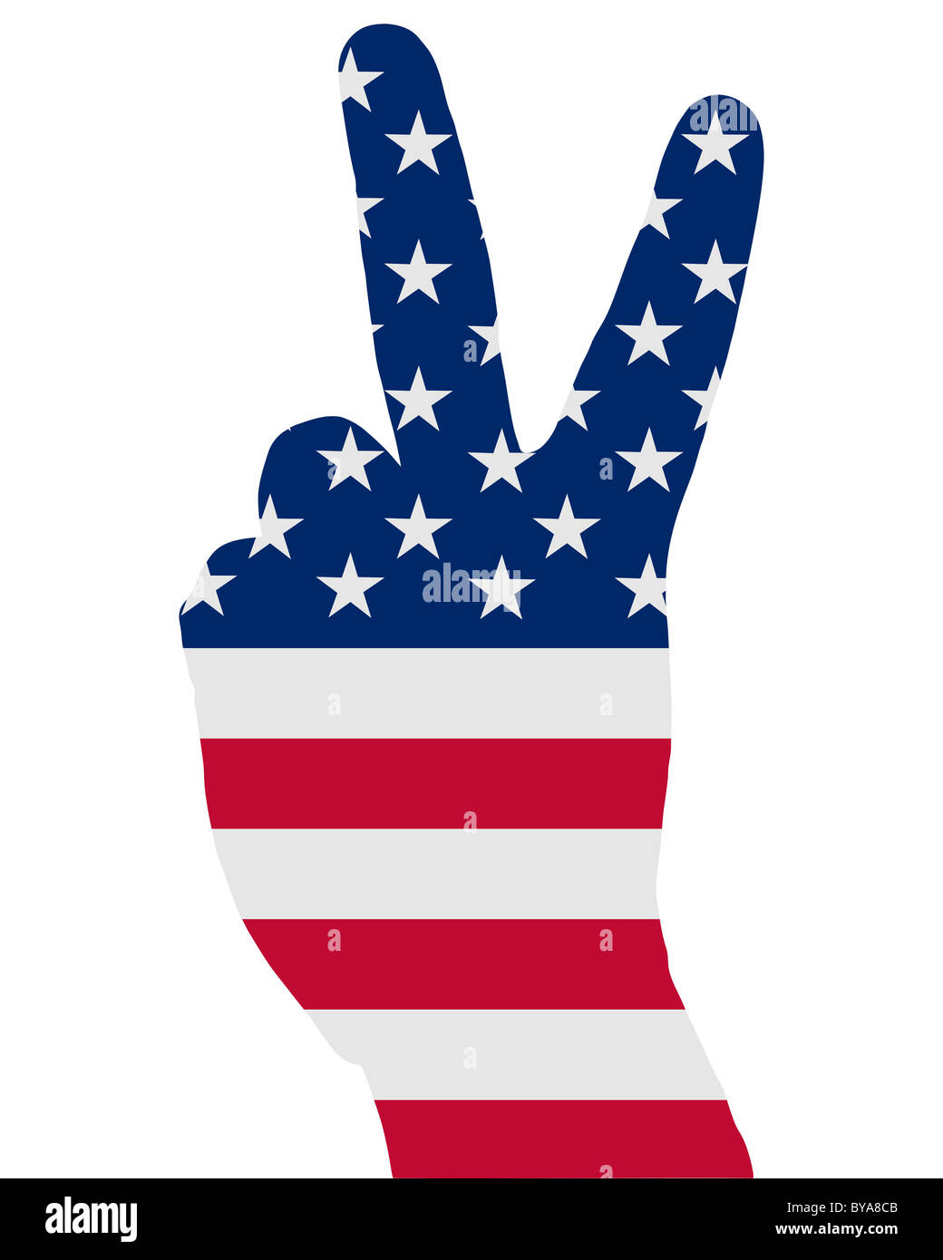 american finger sign Stock Photo - Alamy