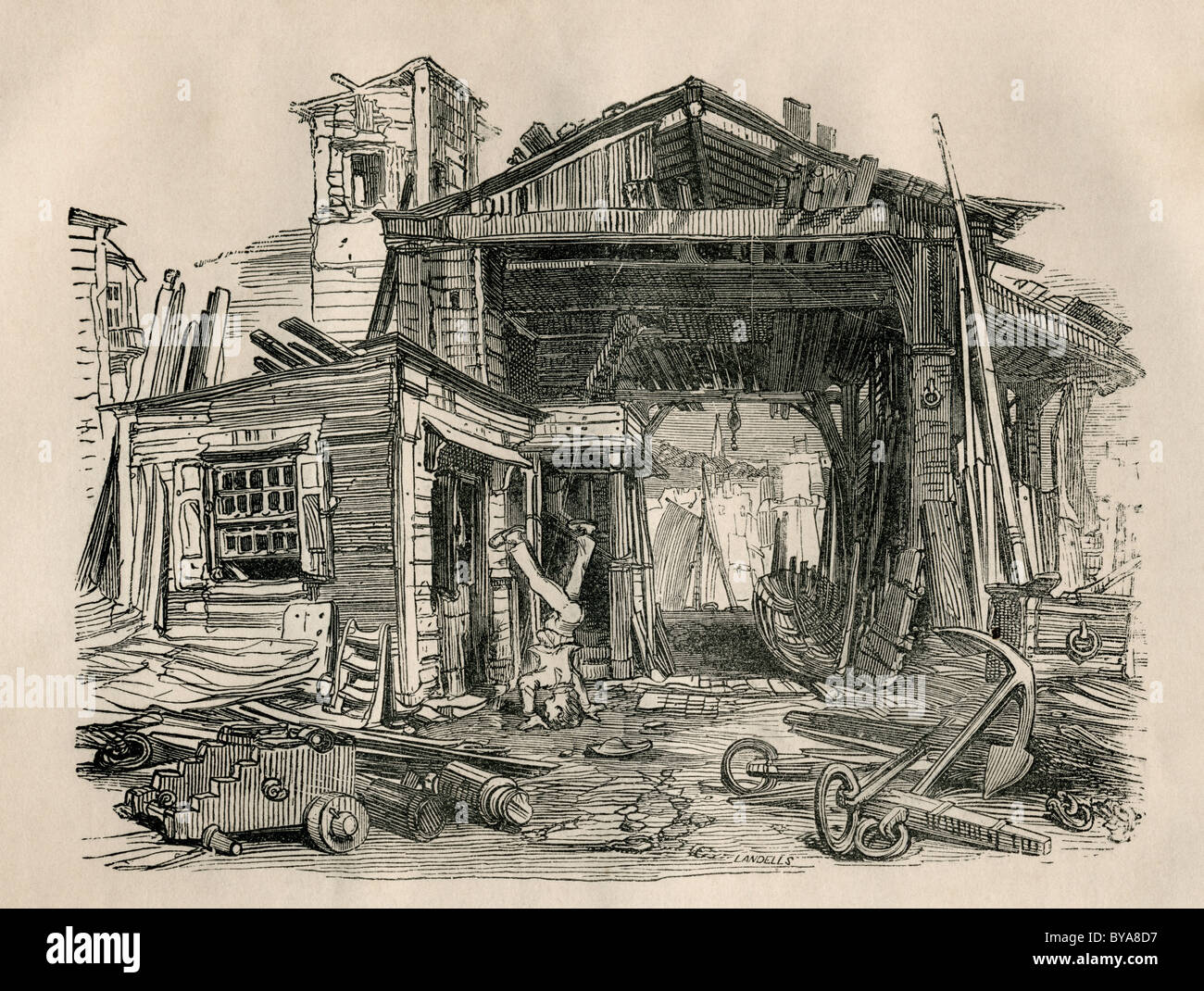 Daniel quilp from old curiosity hi-res stock photography and images - Alamy