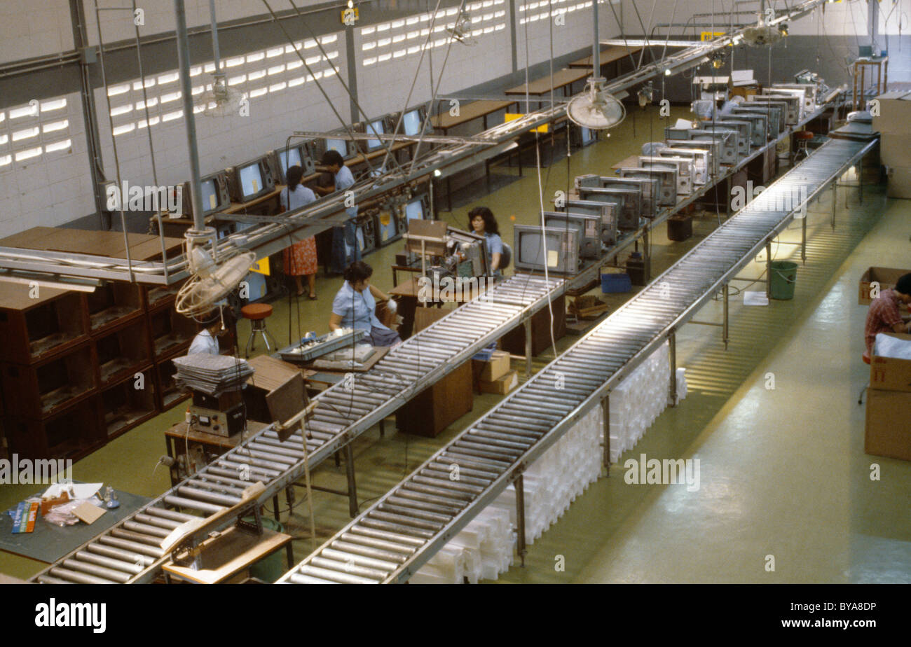 Bangkok Thailand Industrial Estate Women working In Factory Stock Photo ...