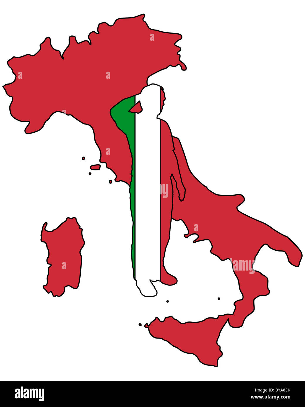 Italian military symbol Cut Out Stock Images & Pictures - Alamy