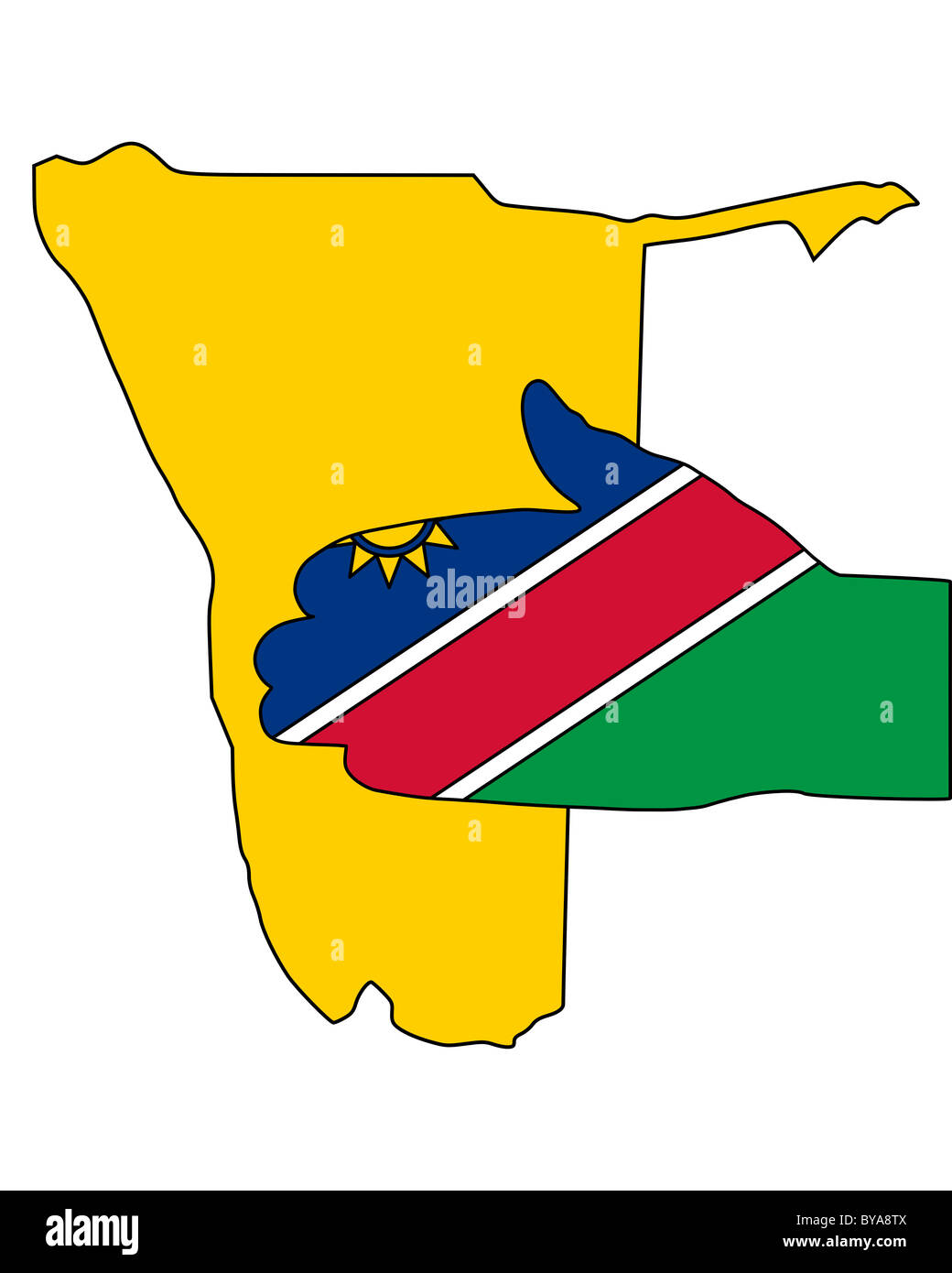 Namibia hand signal hi-res stock photography and images - Alamy