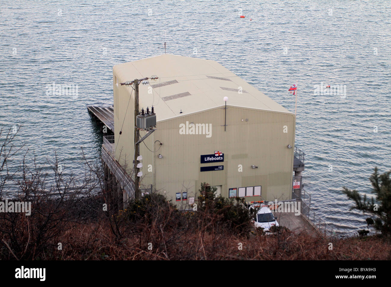 Angle RNLI Lifeboat Station, Pembrokeshire Stock Photo - Alamy