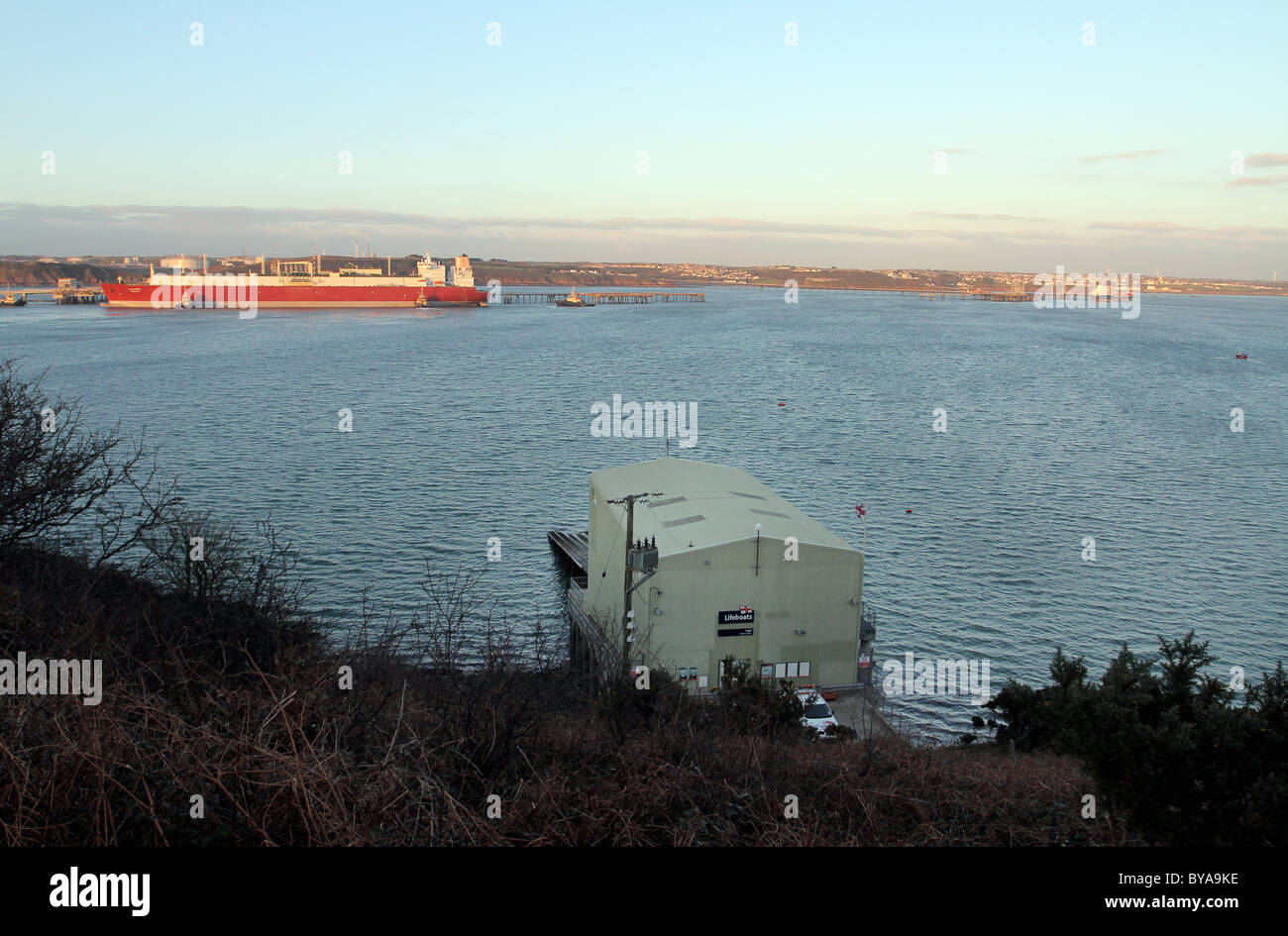 Angle RNLI Lifeboat Station, Pembrokeshire Stock Photo - Alamy