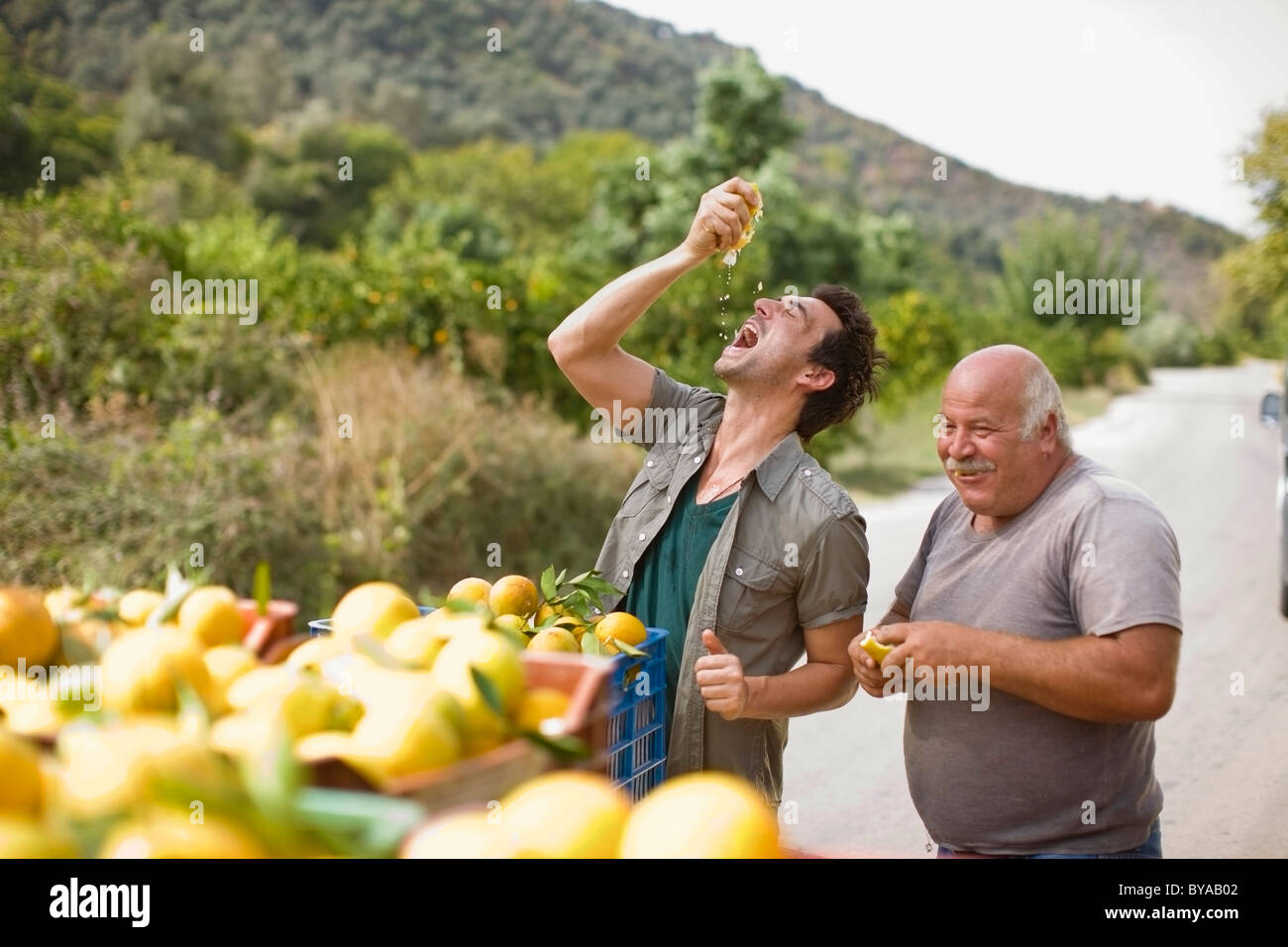 People Squashing High Resolution Stock Photography and Images - Alamy
