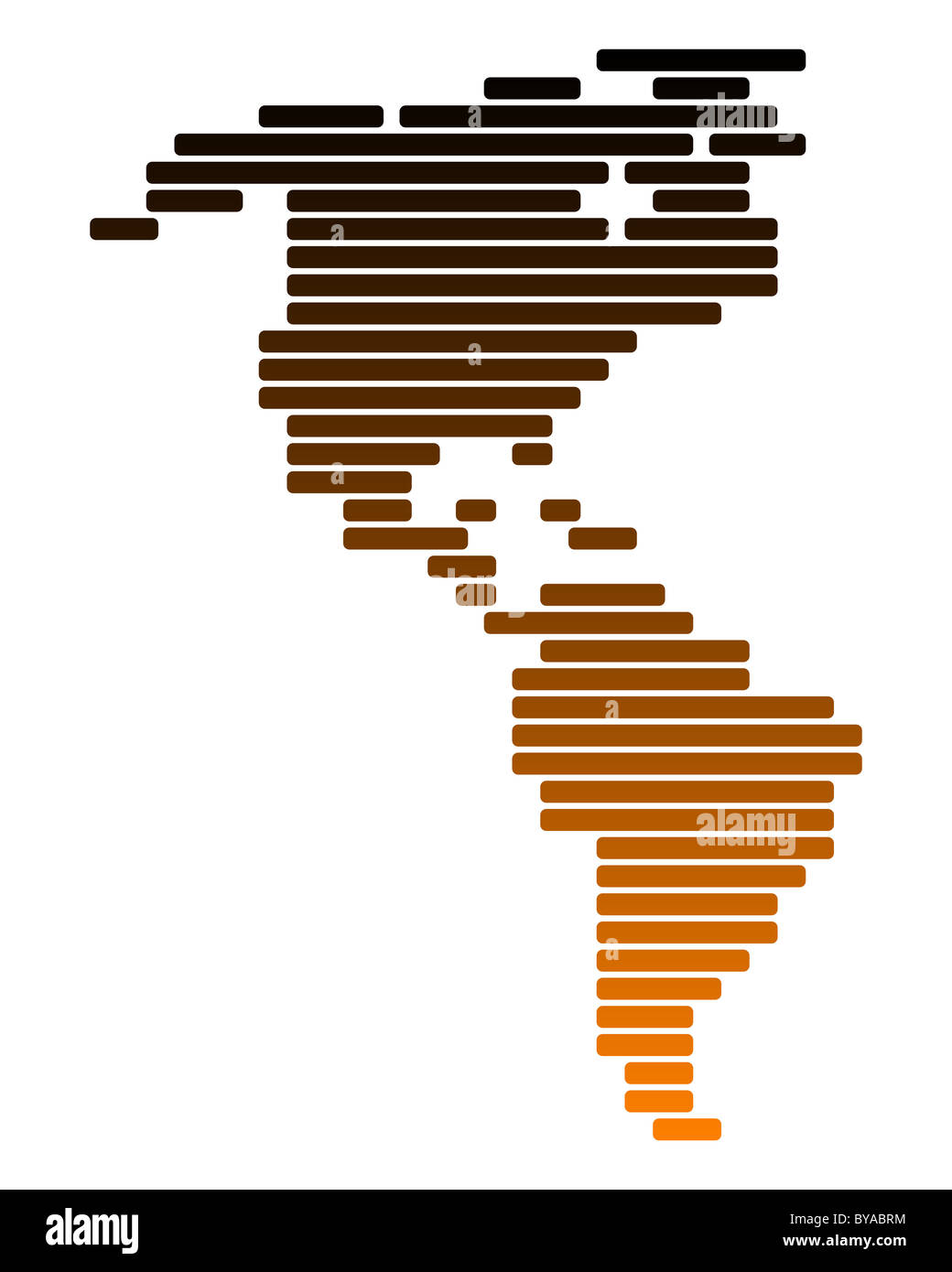 Map of America Stock Photo - Alamy