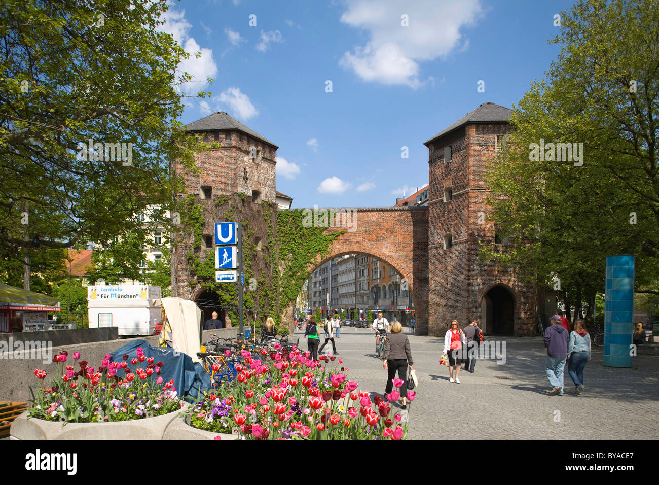 Sendlinger Tor gate, Altstadt-Lehel district, Munich, Bavaria, Germany ...