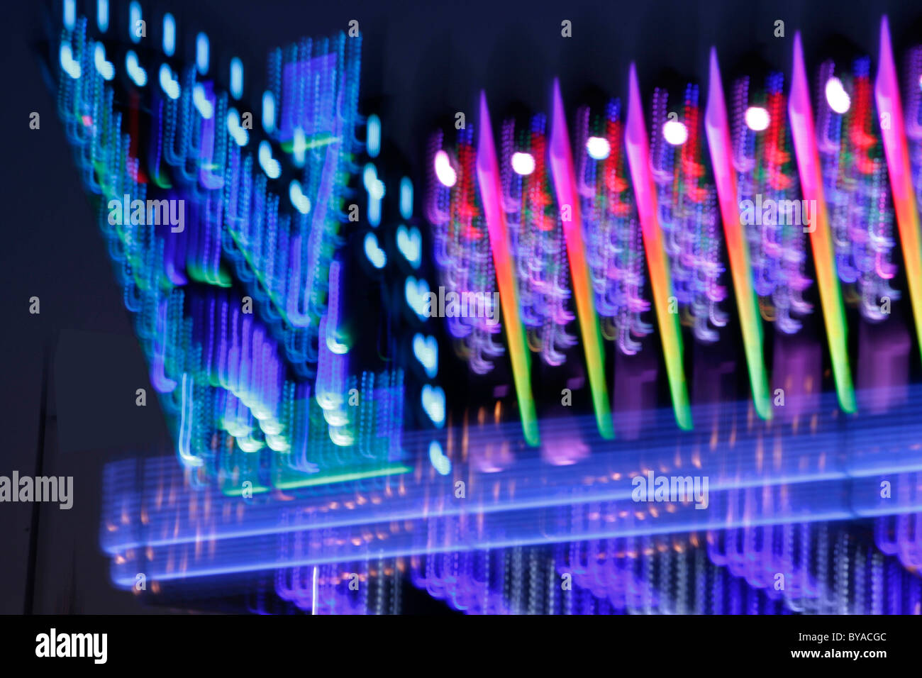 Blurred neon sign Stock Photo - Alamy