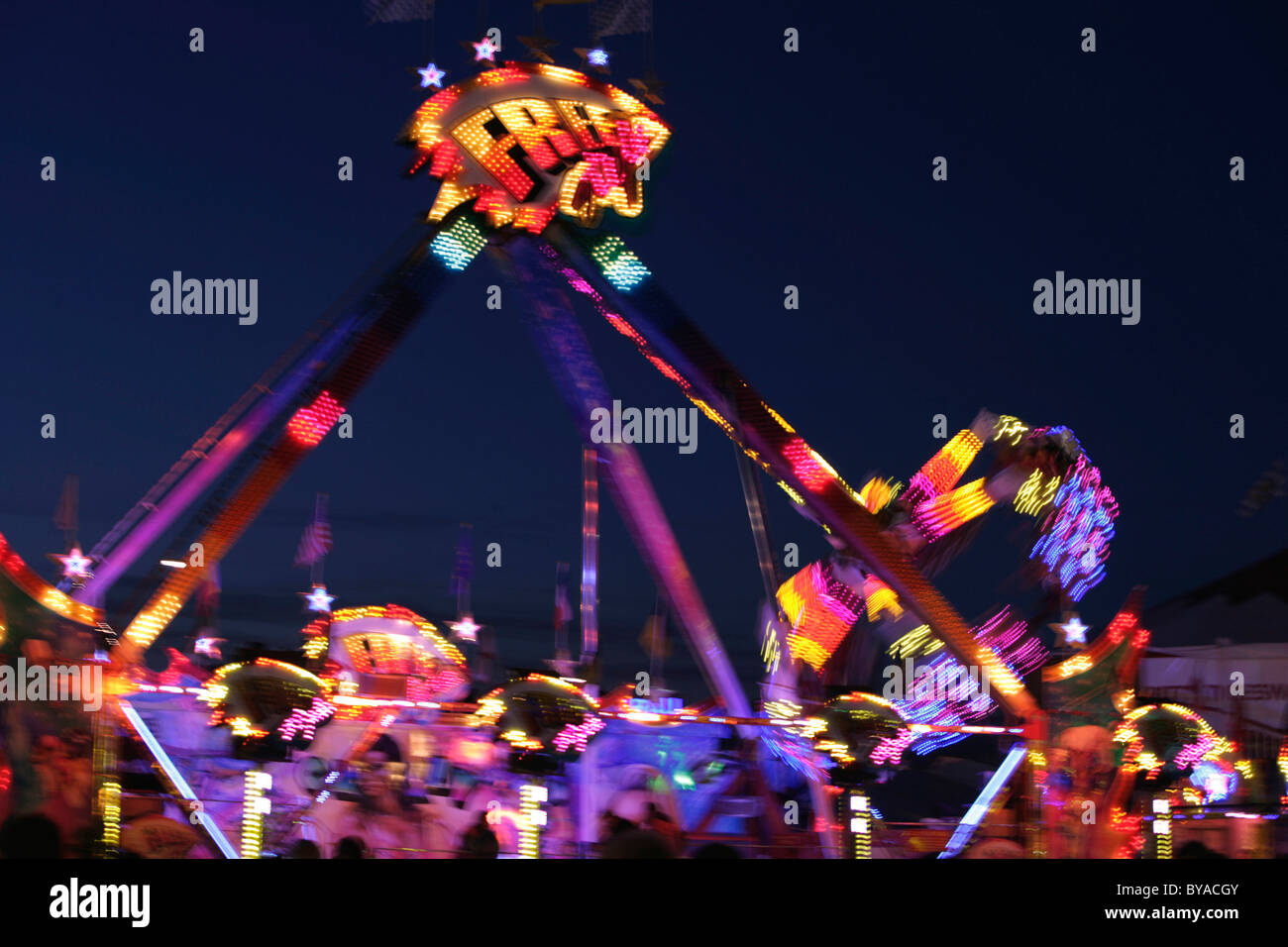 Fairground ride at the munich oktoberfest hi-res stock photography and ...