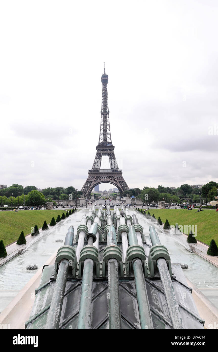 Eiffel Tower, landmark of Paris, France, Europe Stock Photo - Alamy
