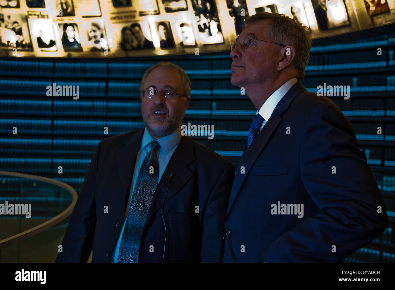 Under Secretary General Robert Serry at Hall of Names at Yad Vashem ...