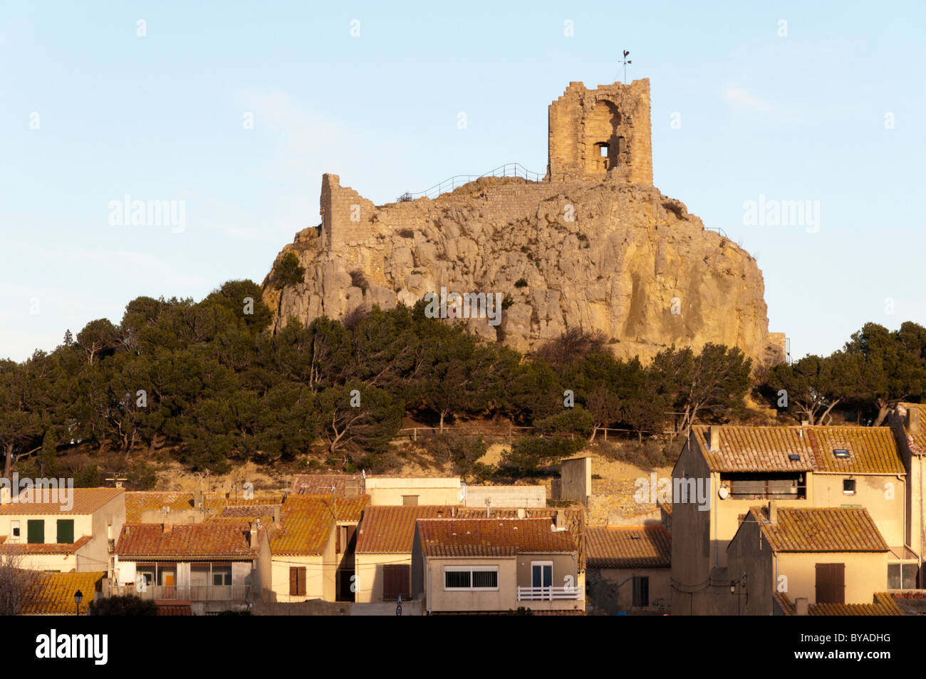 Barbarossa's Tower in Gruissan, France Stock Photo - Alamy
