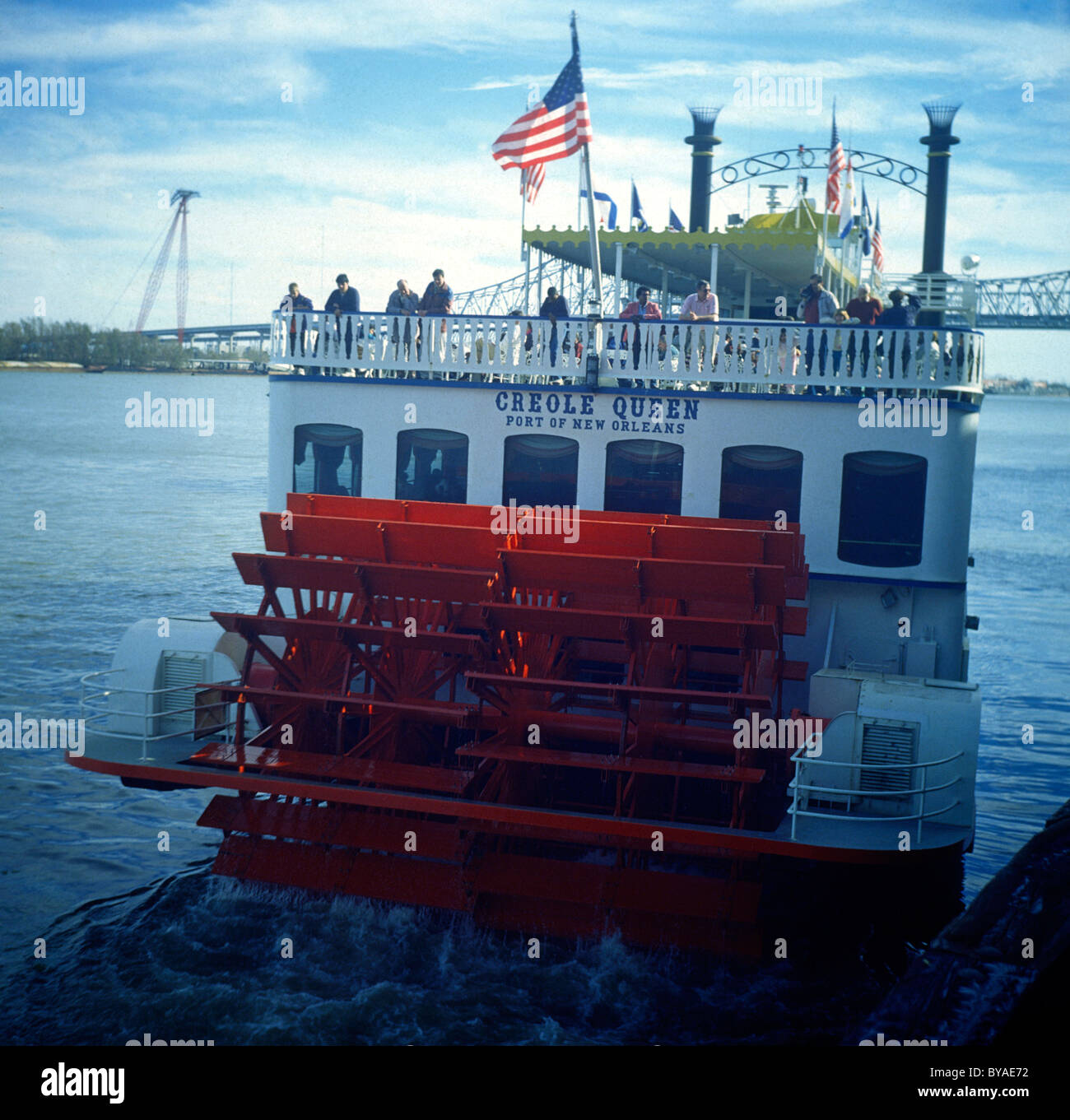Creole Queen paddle steamer boat New Orleans USA Stock Photo - Alamy