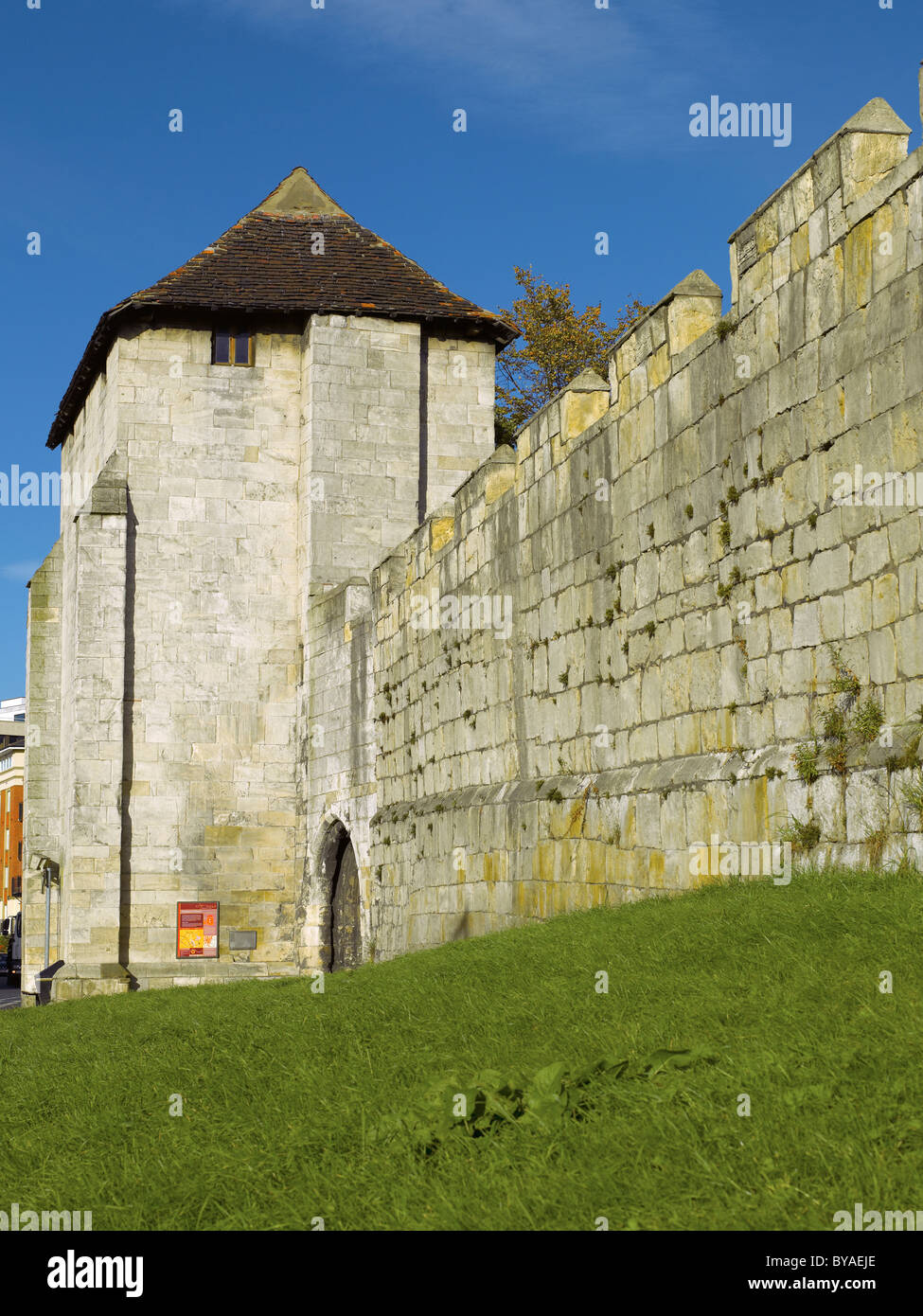 Fishergate Postern Tower built 1505 and City Walls Piccadilly York ...