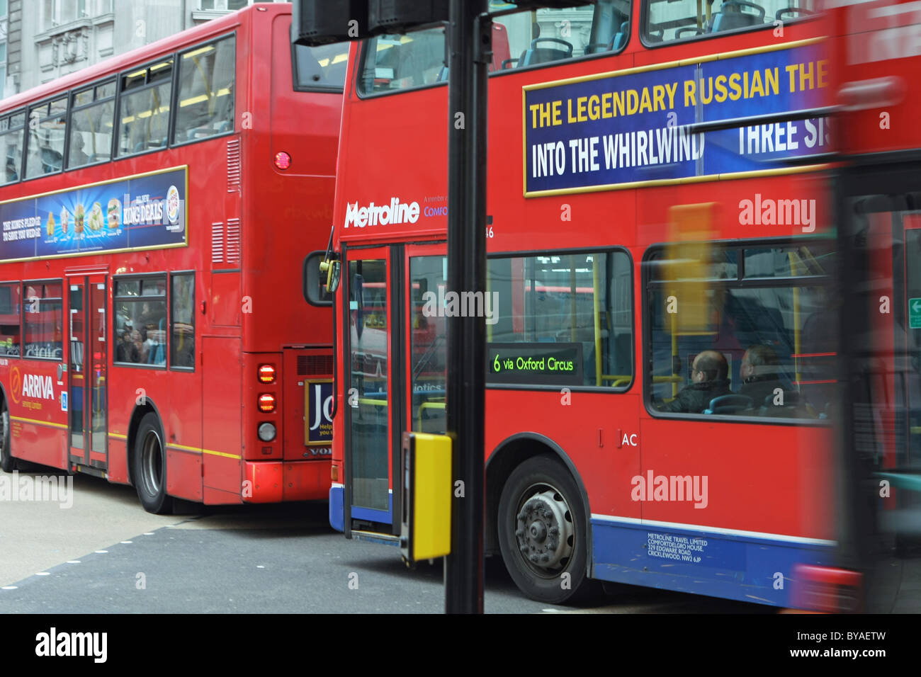 Congestion charge london buses hi-res stock photography and images - Alamy