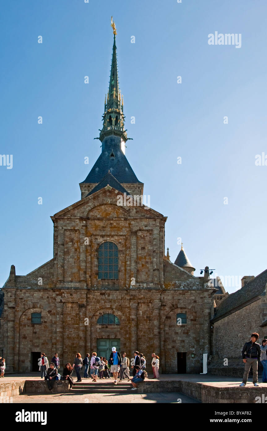 The Mont Saint-Michel abbey, Normandy, France Stock Photo - Alamy
