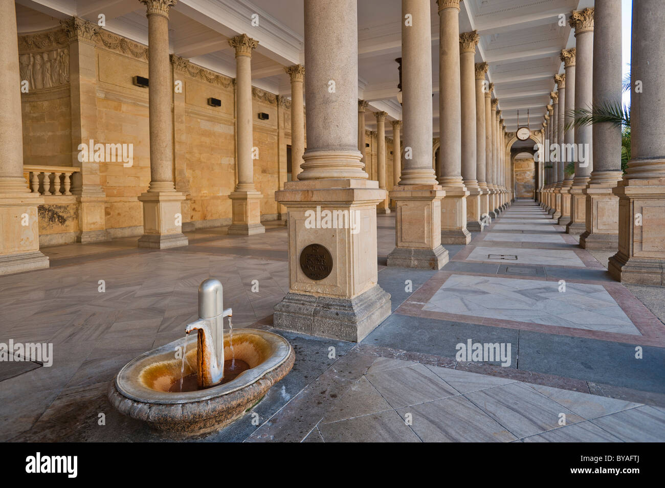 Mill Colonnade, Mlynska Colonnade, Carlsbad, Karlovy Vary, Bohemia ...