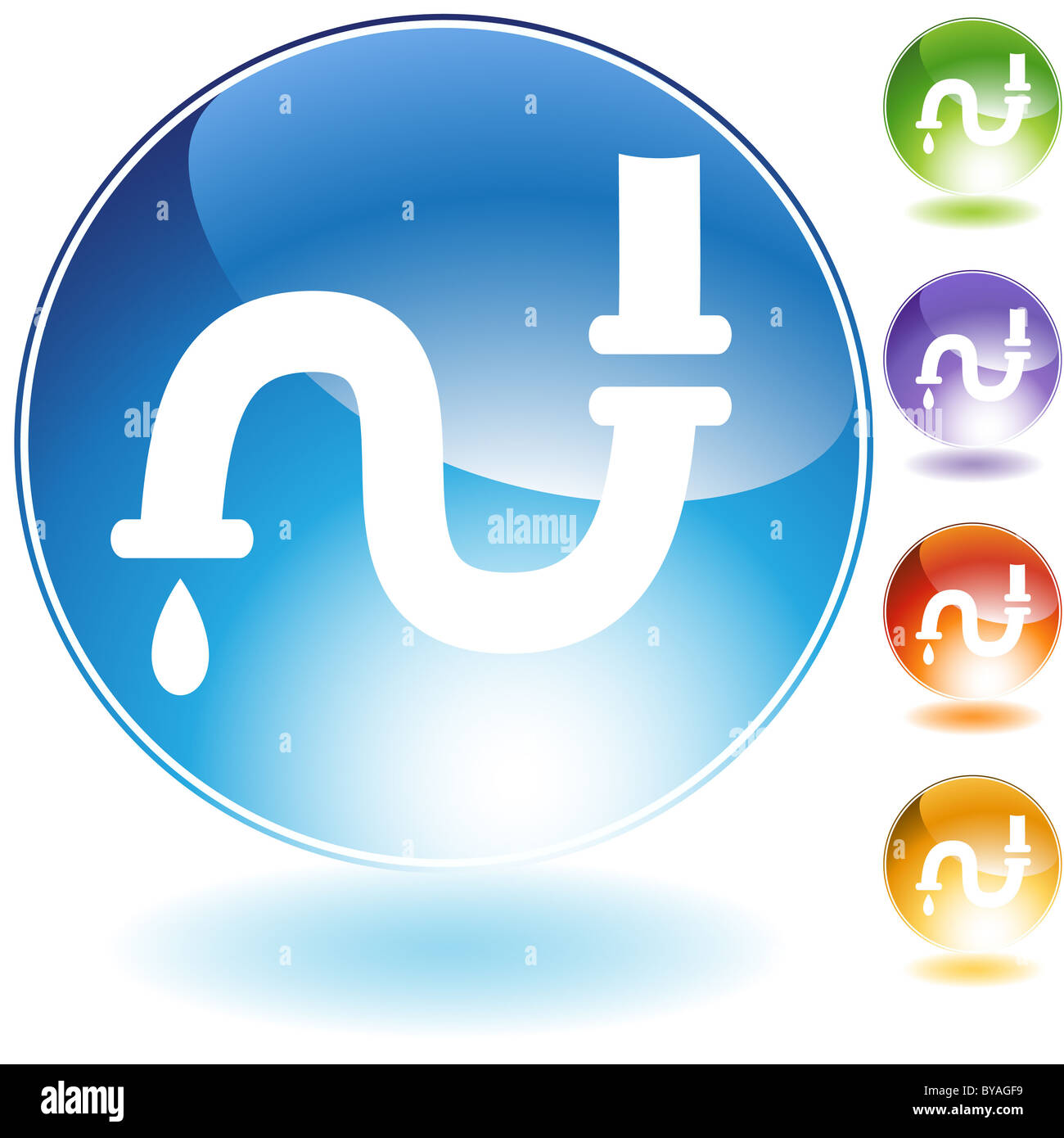 An image of a leaking pipe Stock Photo - Alamy